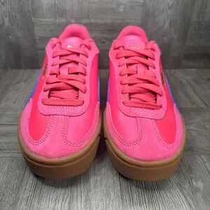 Puma | Shoes | Puma Club Ii Era Platform Shoes Women 55 Pink Blue Suede ...